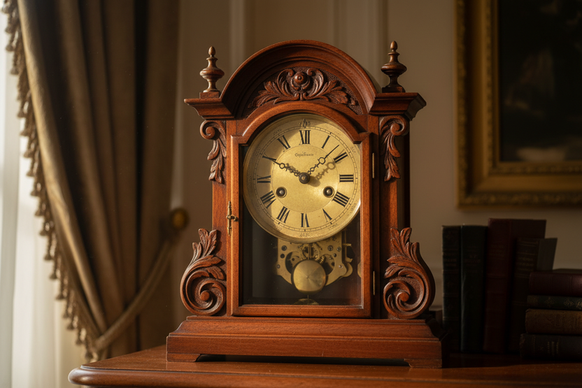 The 1898 Gilbert Model 411 Porcelain Mantel Clock: Complete Guide to ...