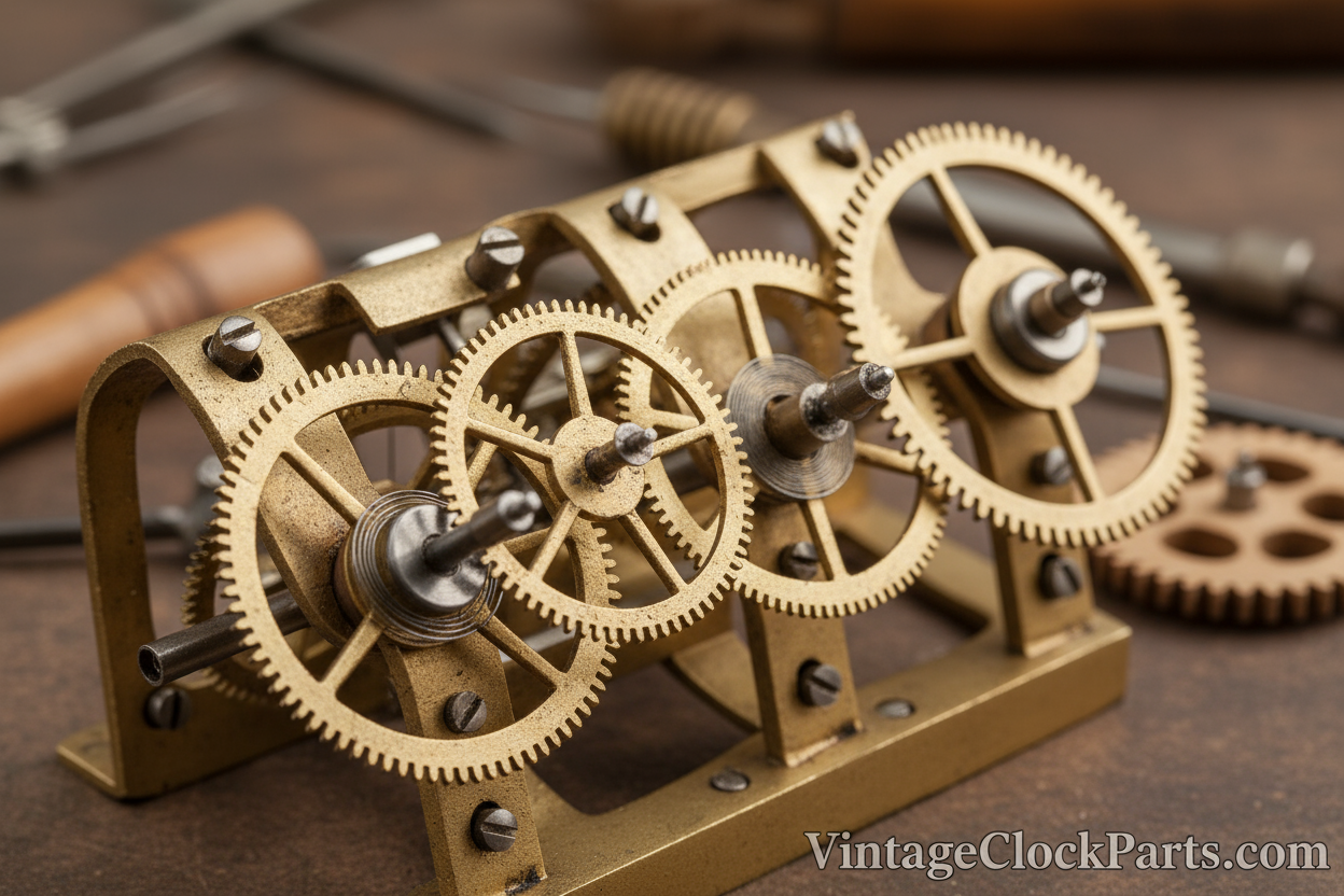 Shop Clock Movement Hour Wheels: Precision Components Driving Time ...