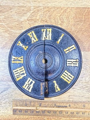 Cuckoo Clock Dial Pan (4 7/8 Inches Dia) For Repair- Vintage Clock ...