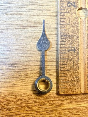 Clock Hour Hand 1 11/16 Inches Long (Arbor Is 3.7mm Dia.) - Vintage Cl ...