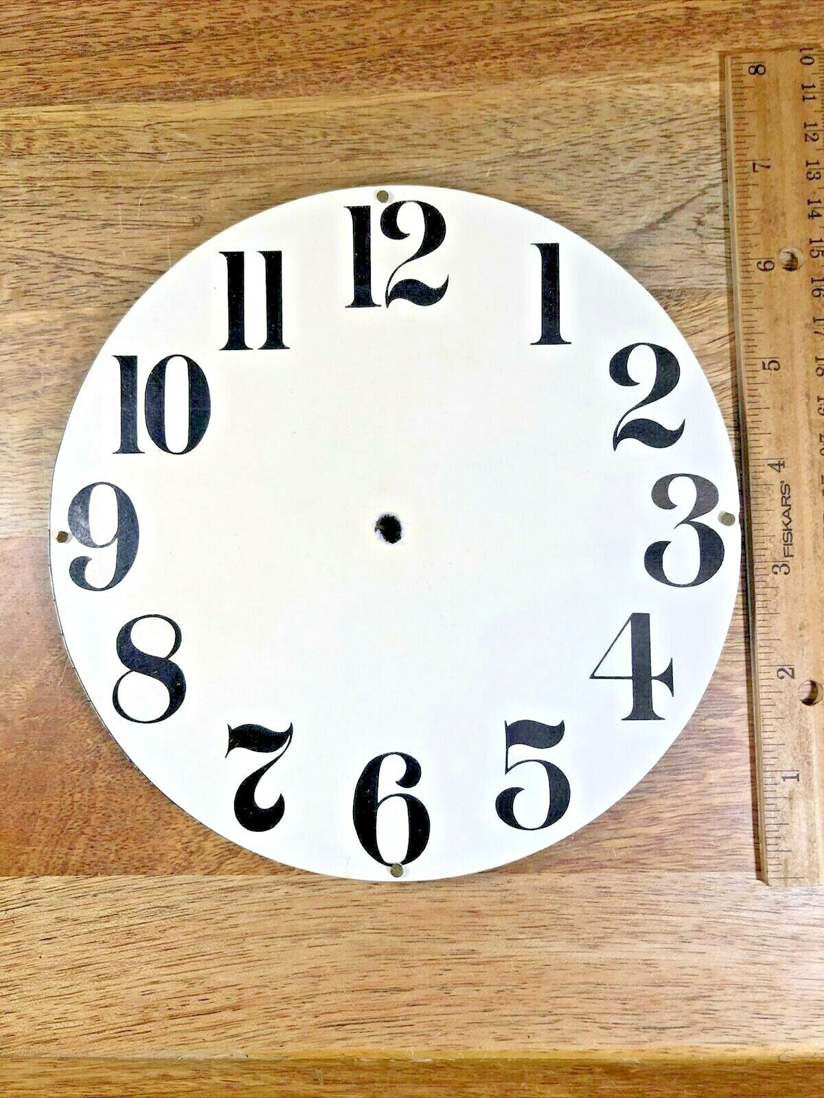 Old 6 5/8 Inch Metal Clock Dial Pan (K5604) | VintageClockParts.com